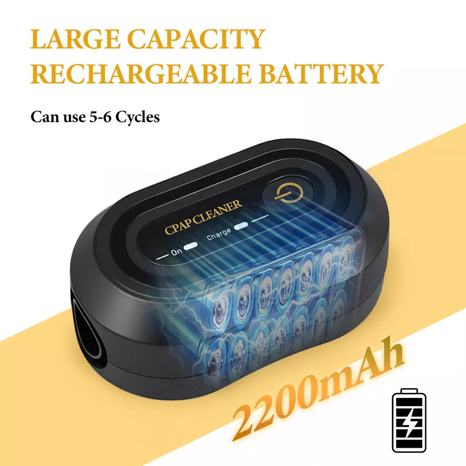 Rechargeable Portable CPAP Cleaner Sanitizer Cleaning Machine Ozone ...