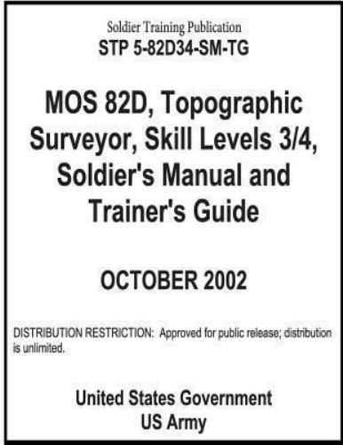 Soldier Training Publication STP 5-82D34-SM-TG MOS 82D, Topographic ...