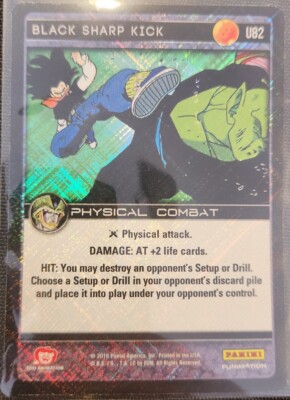 Dragon Ball Z Black Sharp Kick Foil/Holo | eBay Australia