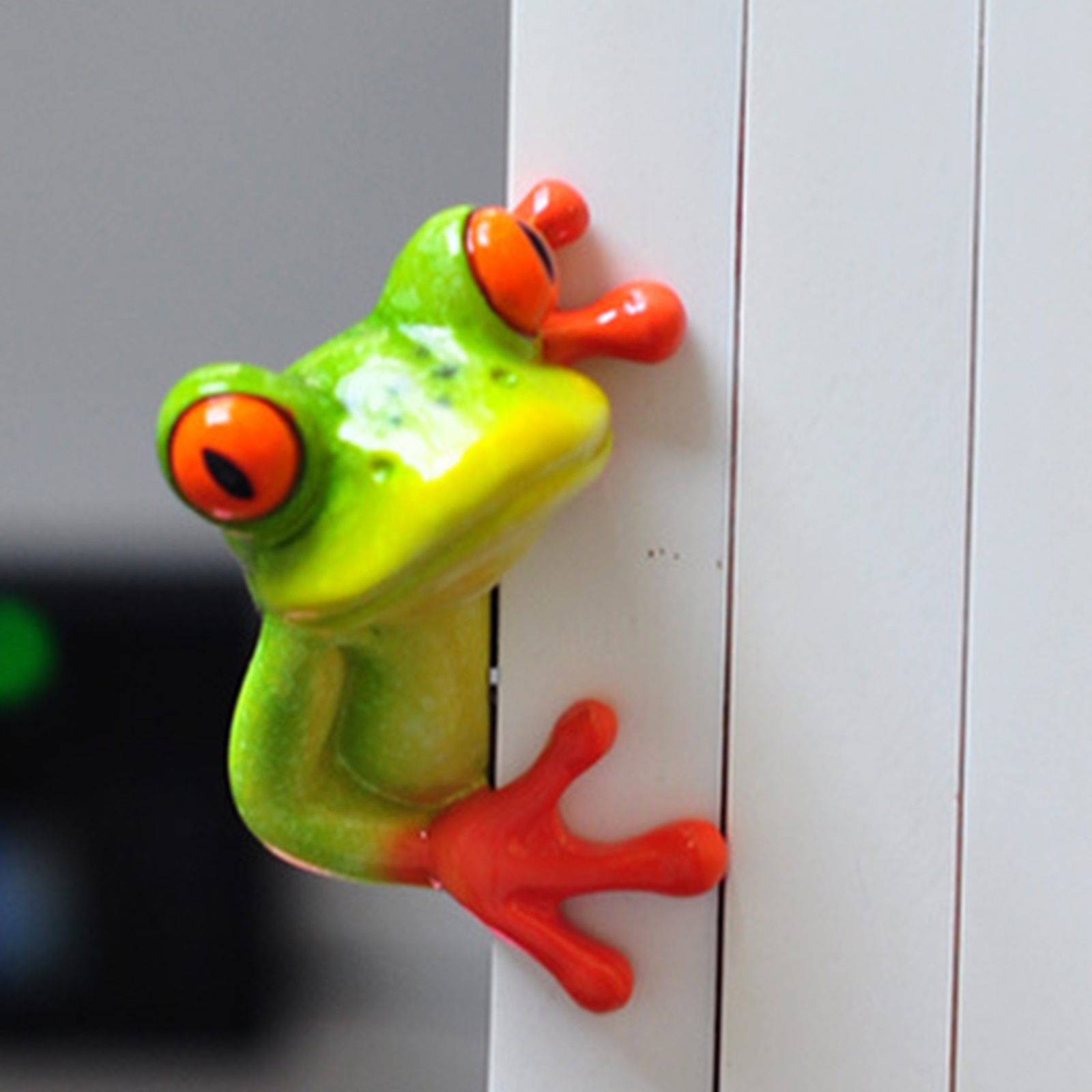 Creative Frogs Ornament Decor Resin Frog Figurine Statue for Home Porch ...