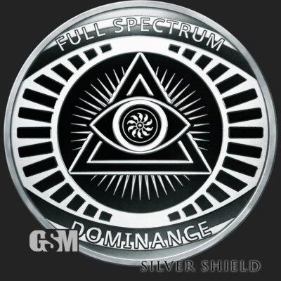 2024 - FULL SPECTRUM DOMINANCE - 1oz .999 Fine Silver Proof ...