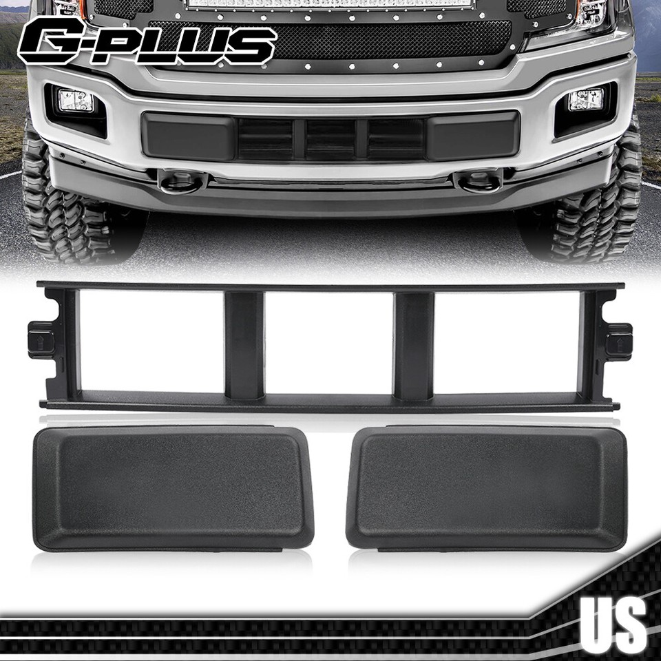 Front Bumper Cover Lower Grille Trim Panel Fit For 2018-2020 Ford F150 ...