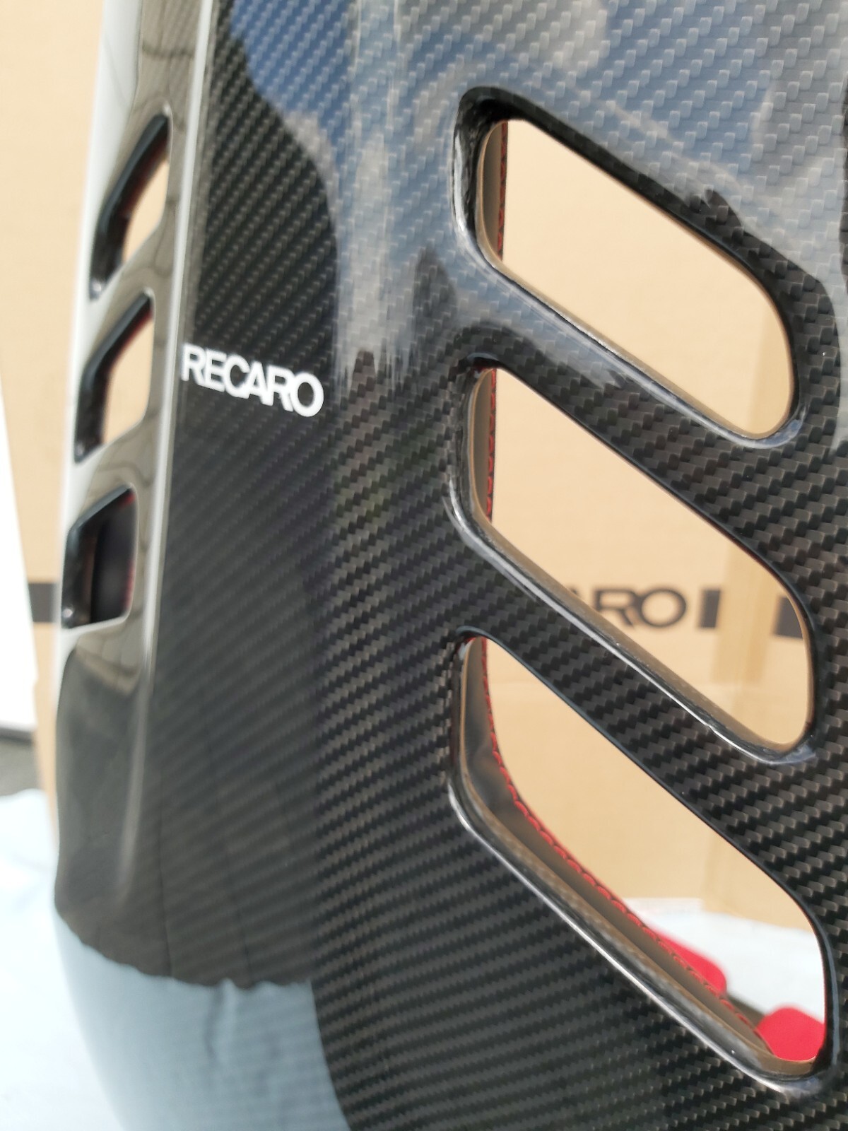 RECARO PODIUM SEAT, CARBON FIBER REINF.SHELL, FIA, ALCANTARA / LEATHER ...