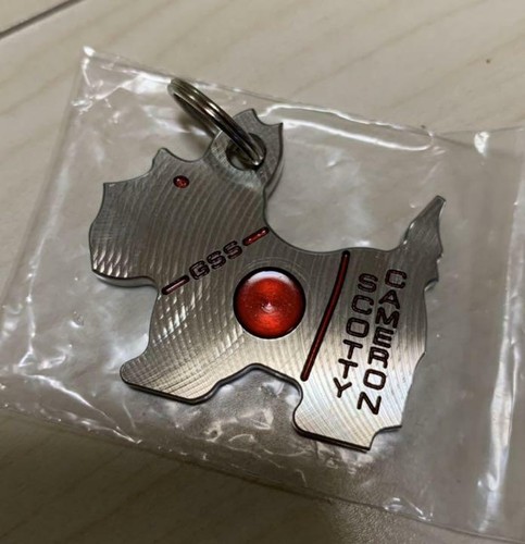 Scotty Cameron M&G Dog Ball Marker GSS 4.7 × 4.1 cm Keychain Circle ...