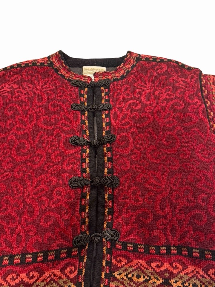Coldwater Creek Icelandic Designs VTG 80s Wool Blend Lined Sweater ...