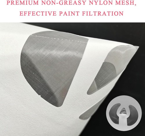 50 PCS 100 Micron Cone Paint Strainers, Filters with Fine Nylon 50 | eBay