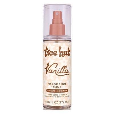 Tree Hut Vanilla Fragrance Mist, Refreshing Body Spray Hair & Body Mist ...