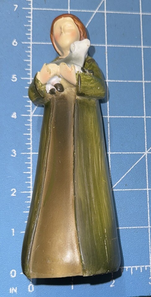 TII Collections Nativity Figurine WISEMAN Holding Lamb Christmas ...