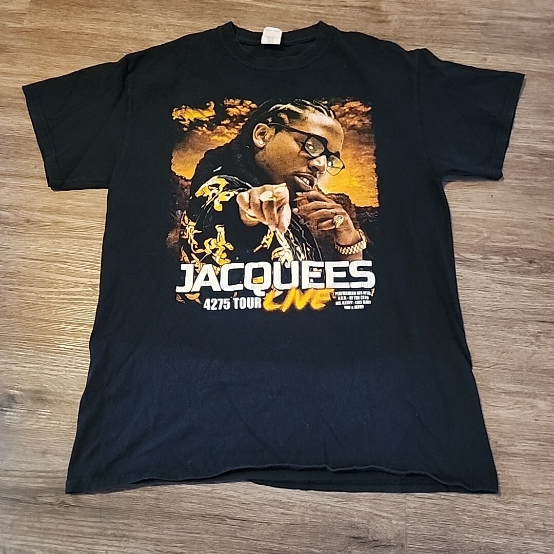 Rare Jacquees Original Concert 4275 Tour Black T Shir… - Gem