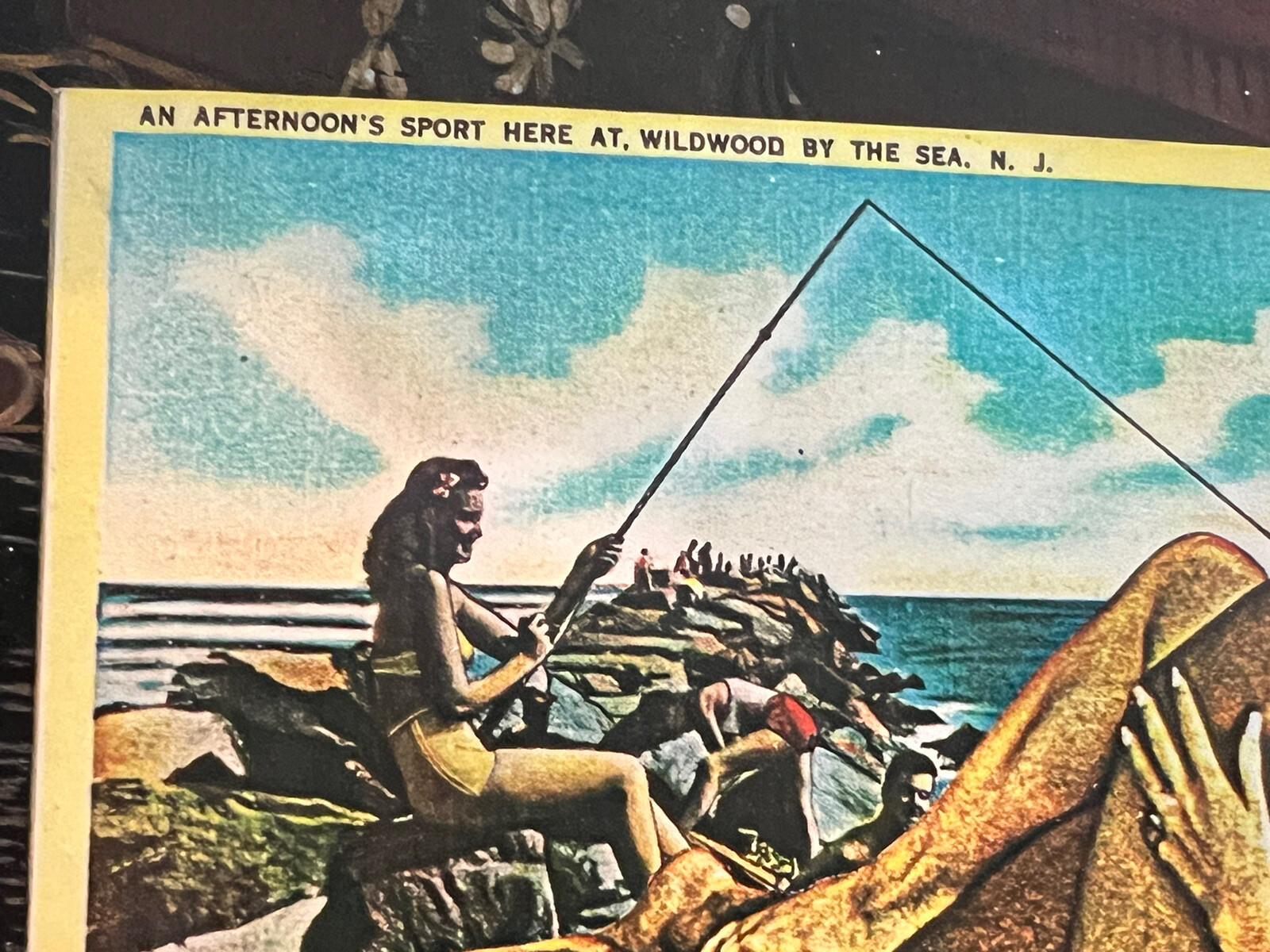 Original Doug Benson Collage Art: Wildwood NJ Beach Intercourse - 5.5 x ...