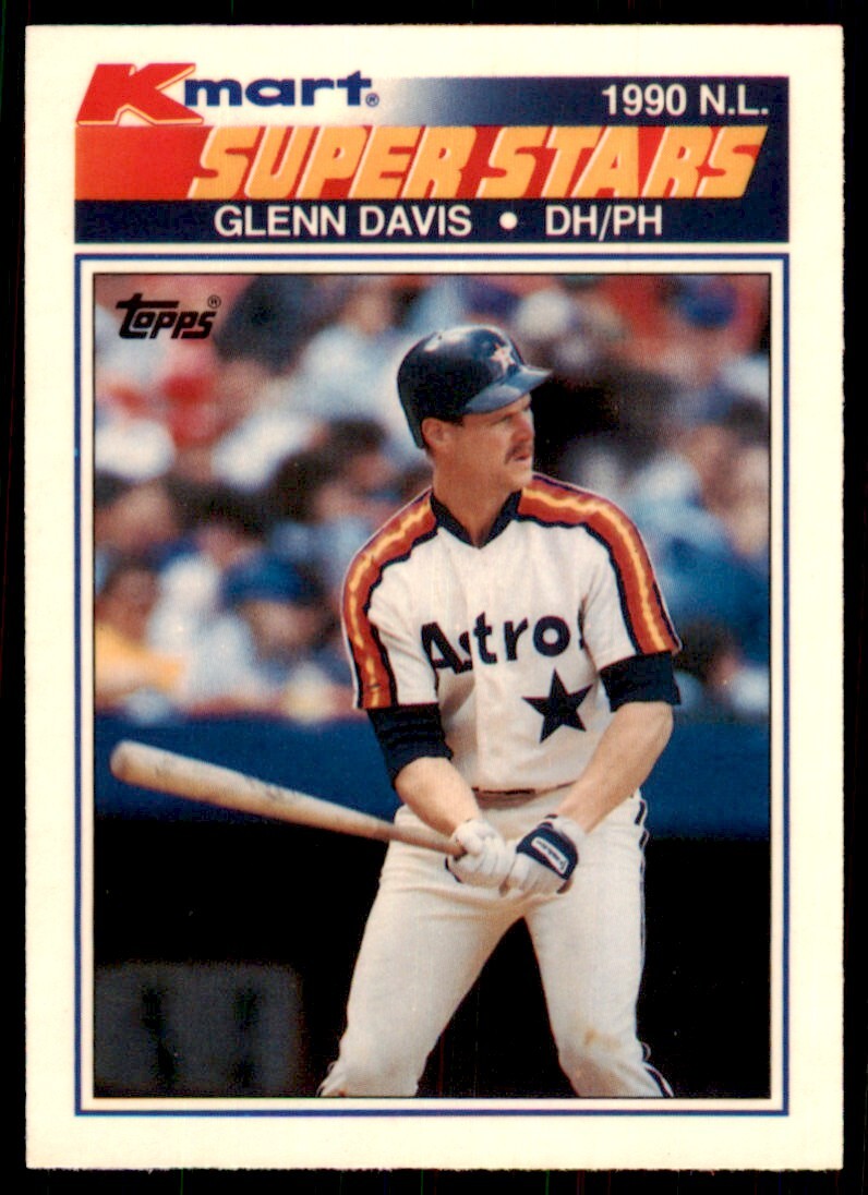 1990 Topps Kmart Glenn Davis Baseball Cards #16 | eBay