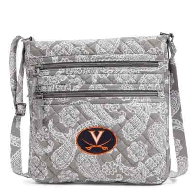 Vera Bradley Triple Zip Hipster University of Virginia Purse Handbag ...