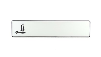 Bowling Logo Euro European License Plate Number Plate Embossed Alu ...