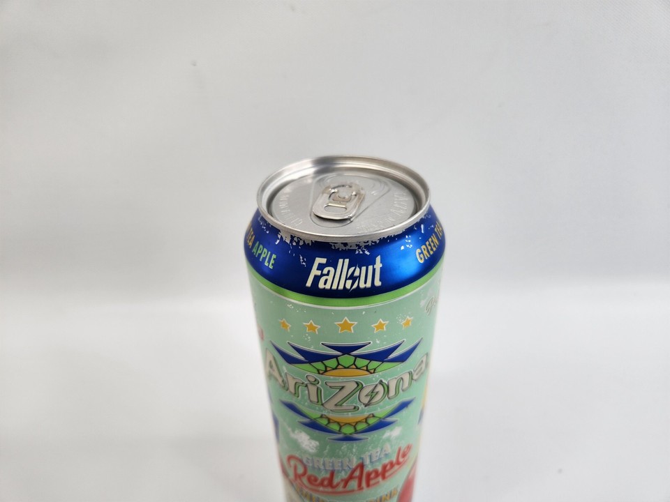 Arizona Fallout Green Tea Red Apple Energy Drink Vault-Tec 22oz Can ...
