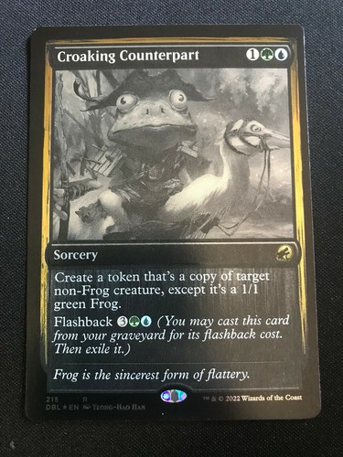 Croaking Counterpart Silver Screen FOIL Innistrad: Double Feature DBL ...