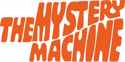 Mystery Machine SCOOBY DOO vinyl decal car bumper sticker window Van ...