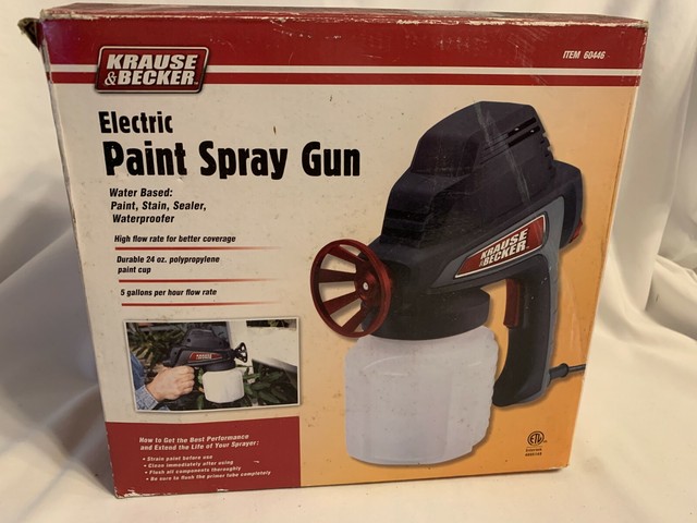Krause & Becker 5 GPH Electric Paint Spray Gun 604446 General Purpose ...