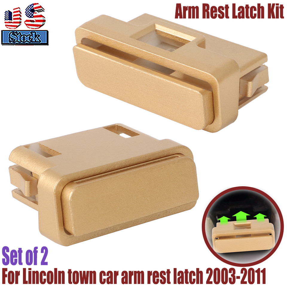 2X For Lincoln town car arm rest latch 2003-2011-Door Compartment ...