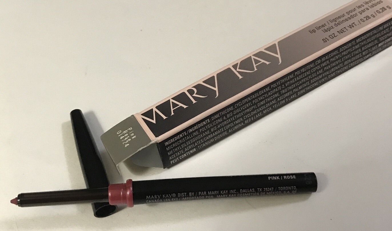 Mary Kay Lip Liner PINK .01 Oz. #014724 NEW Roll up Retractable | eBay