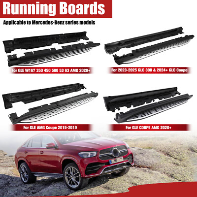Running Boards Side Steps for 2020-2025 Mercedes Benz GLE W167 GLE350 ...