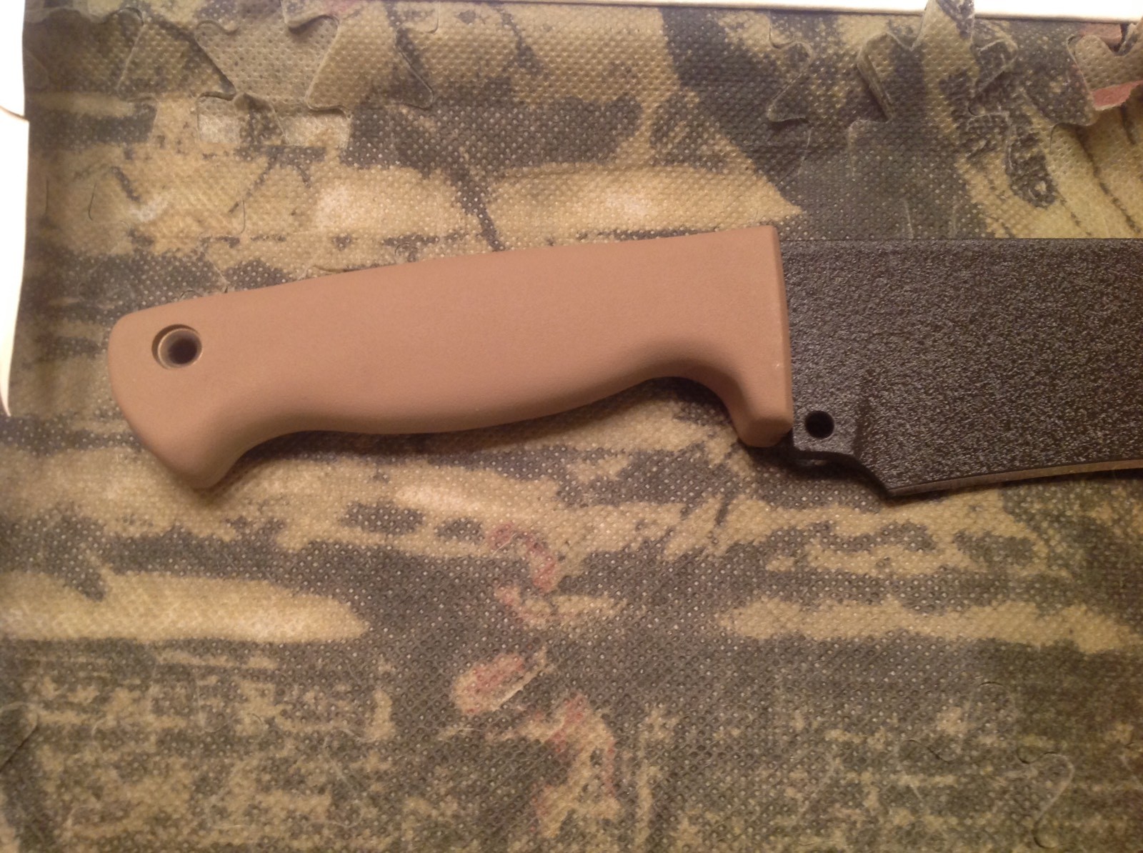 Busse Combat CG BB13 Black Finish With Tan Respirene C Handle | eBay