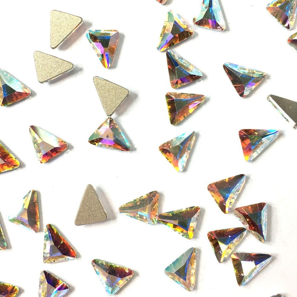 Swarovski Flatbacks No-Hotfix Rhinestones CRYSTAL AB (001 AB) * Pick ...