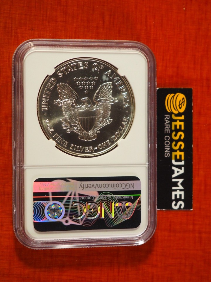 1994 $1 AMERICAN SILVER EAGLE NGC MS69 THE OFFICIAL REDBOOK LABEL | eBay