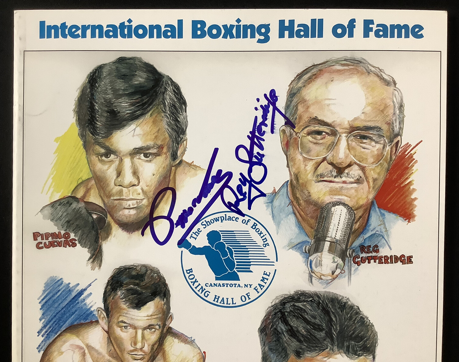 Pipino Cuevas Signed 2002 Boxing HOF Induction Program J Fenech ...