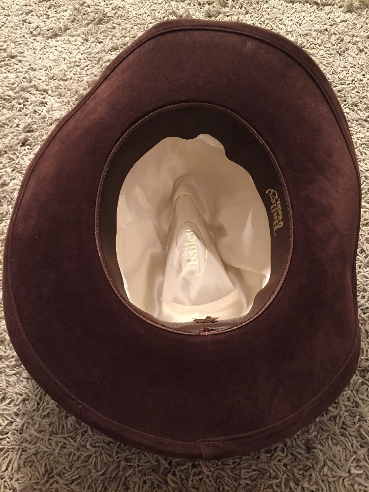 Vintage Bailey U-Rollit Brown Velvet Cowboy Western Hat | eBay