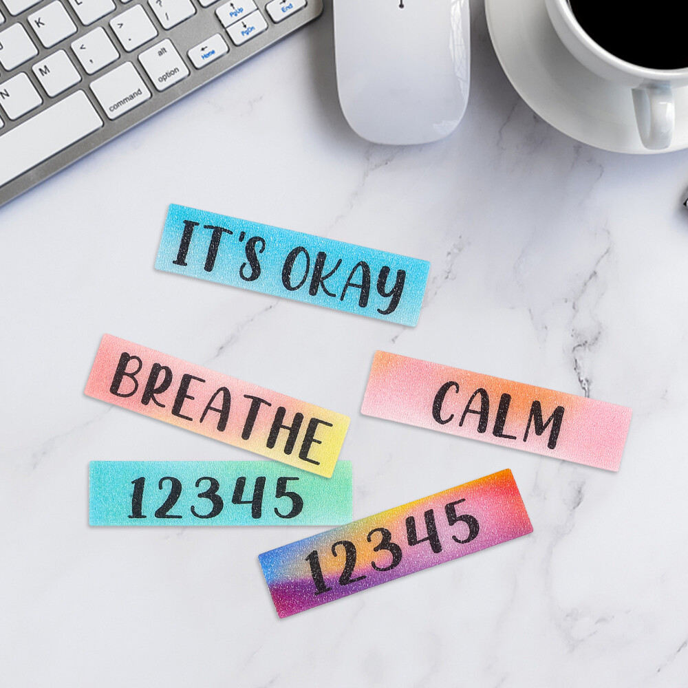 10Pcs Adhesive Plastic Strips Rough Texture Stickers Breathe ...