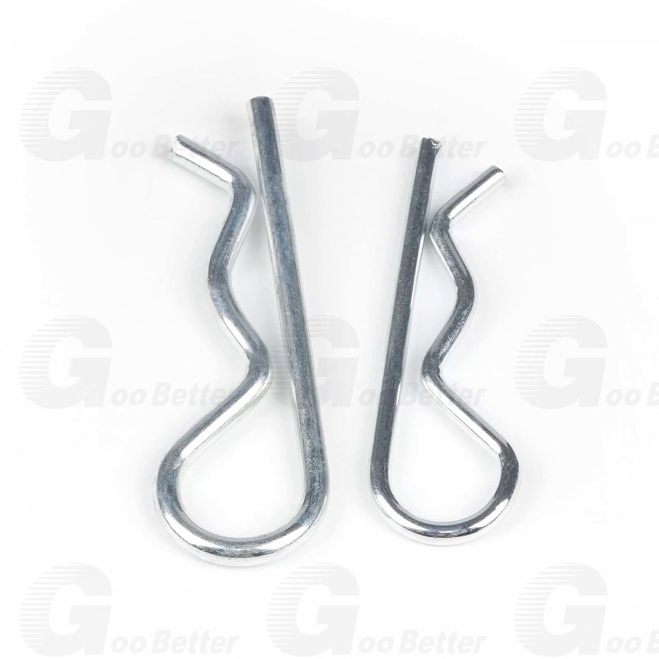 100Pcs R Clips Zinc Plated Retaining Split Beta Pins Assortment for ...