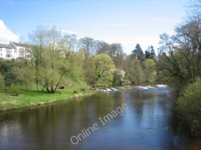 Photo 6x4 Weir on River Eden, Appleby Appleby-in-Westmorland Taken from ...
