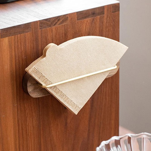 Coffee Filter Paper Holder Coffee Paper Storage Rack for Kitchen Cafe ...