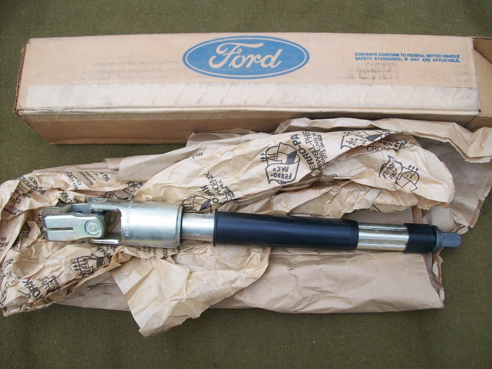 OEM 1999-2006 Ford F53 Steering Shaft Assembly Knuckle F81Z3B676AA for ...