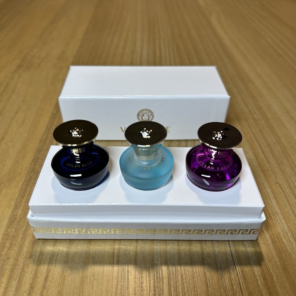 Versace Perfume Mini 3 Set New: Dylan Blue/Turquoise/Dylan Purple 5ml 0 ...