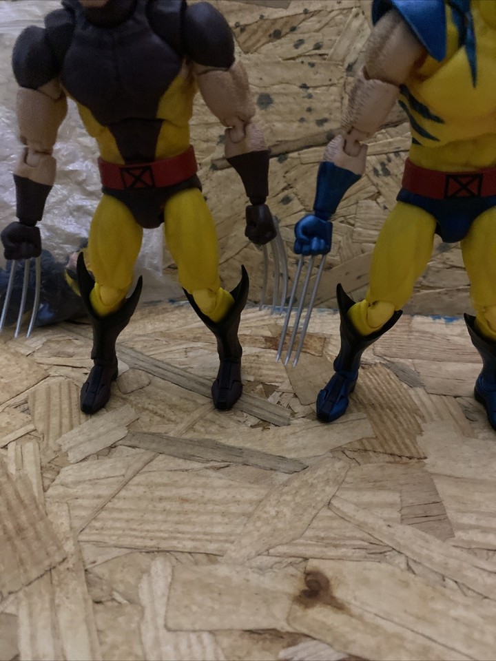 Ct Toys Mafex Bootleg Wolverine Brown Tiger Stripe %100 Complete No ...