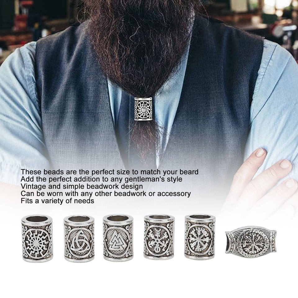 Beard Hair Beads Elegant Vintage Accessories For Men And Women | eBay ...