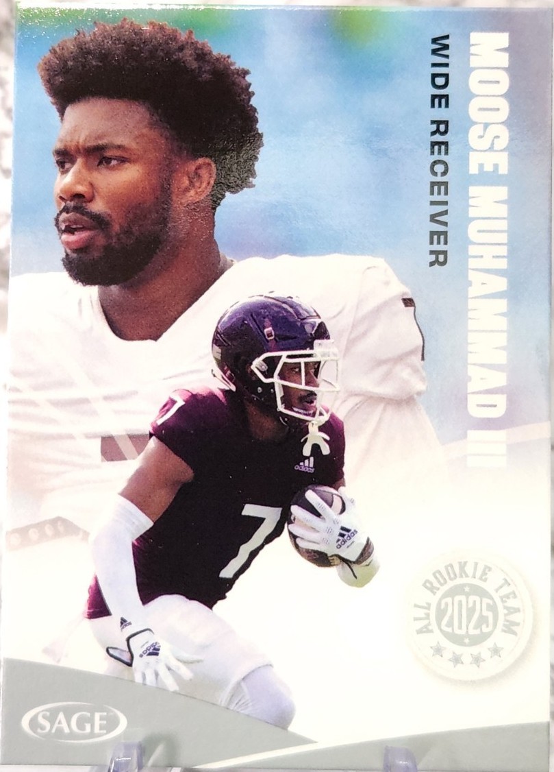 2025 Sage High Series - All Rookie Team Moose Muhammad III #157 Silver ...