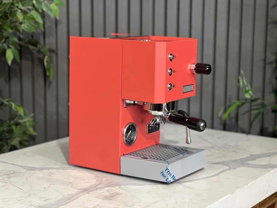 PROFITEC GO PID 1 GROUP ESPRESSO COFFEE MACHINE BRAND NEW CORAL RED ...