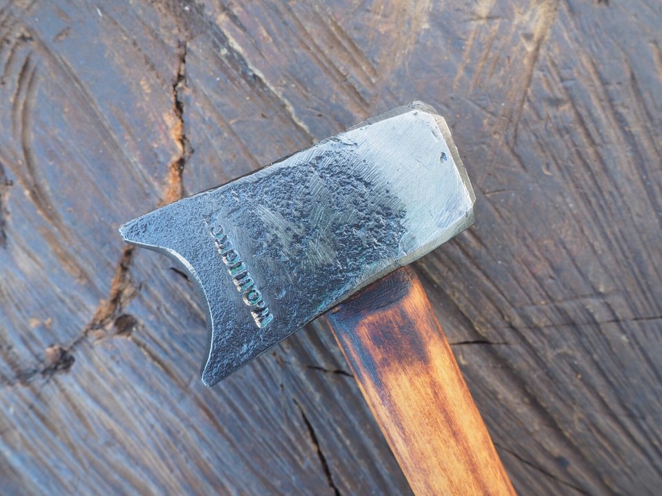 SMALL 1 1/8" BLACKSMITH "TOP SWAGE" NECKING HAMMER ANVIL BLOCK FORGED ...