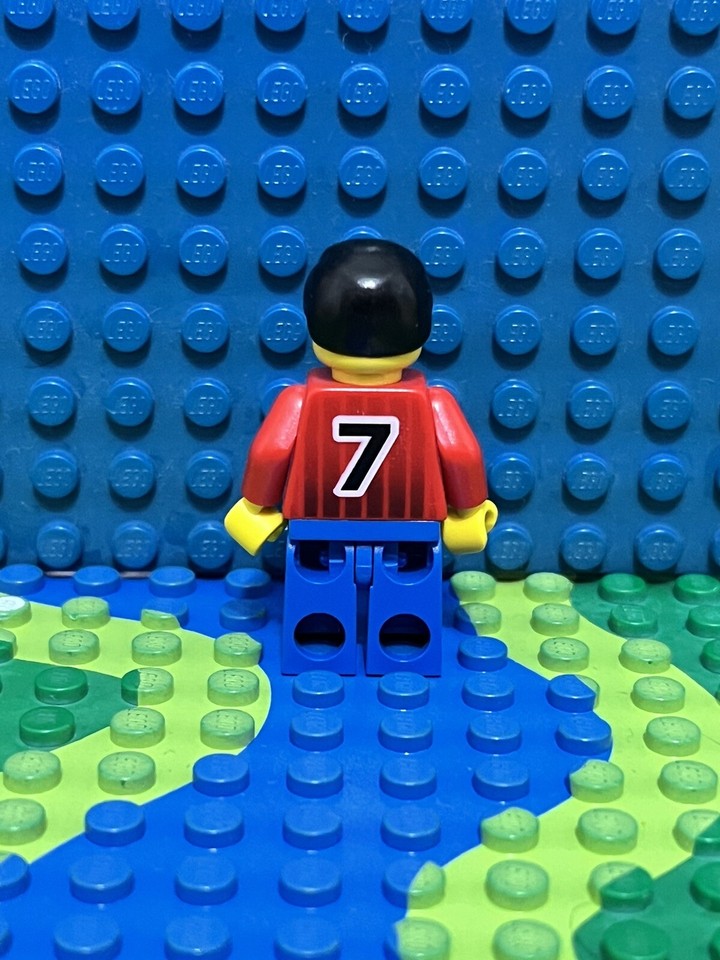 Lego Minifigure City Soccer Player Number 7 Soc064 | eBay