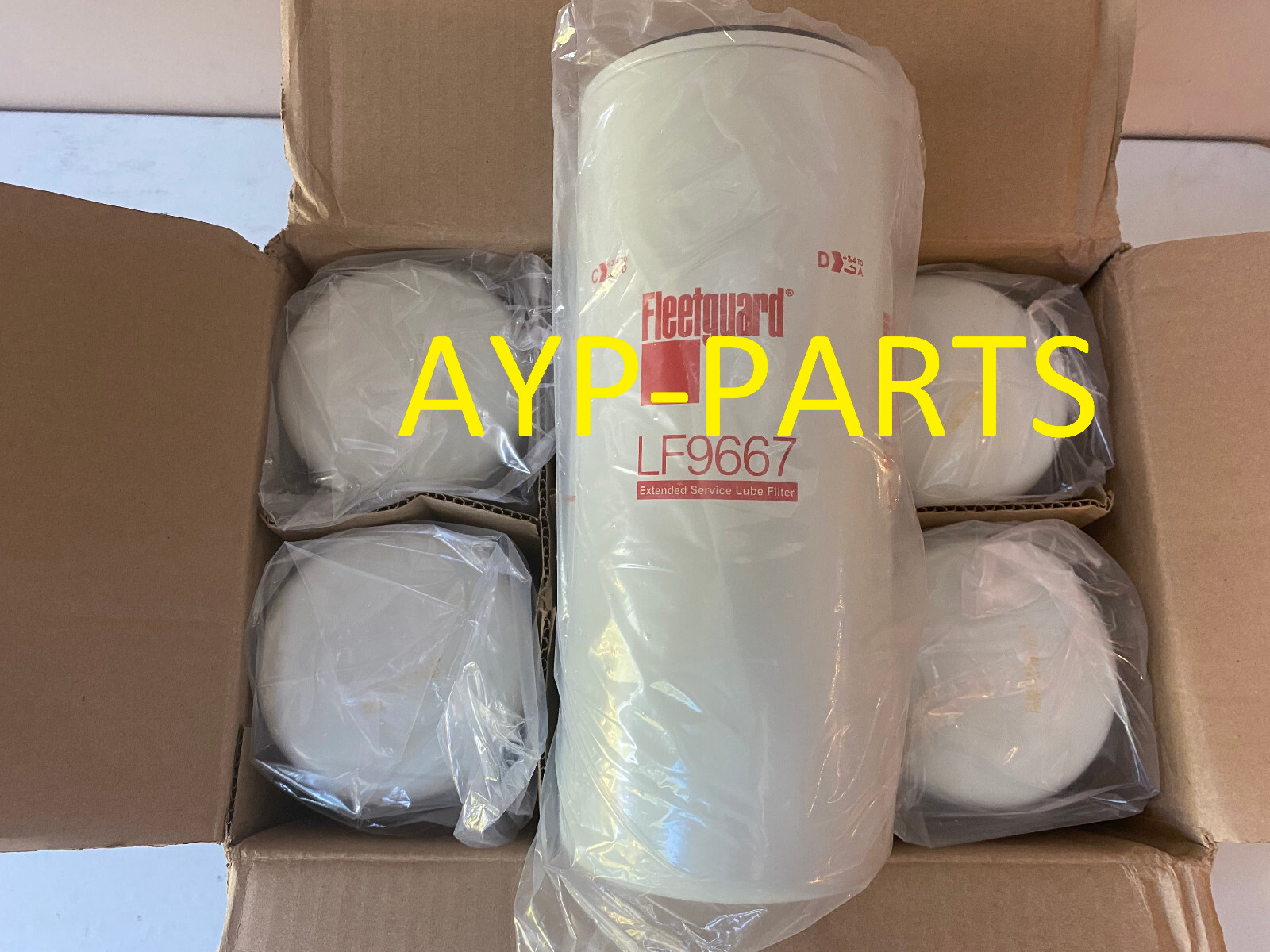 LF9667 (CASE 6) FLEETGUARD OIL FILTER B76-MPG LF3379 LF3973 LF667 ...