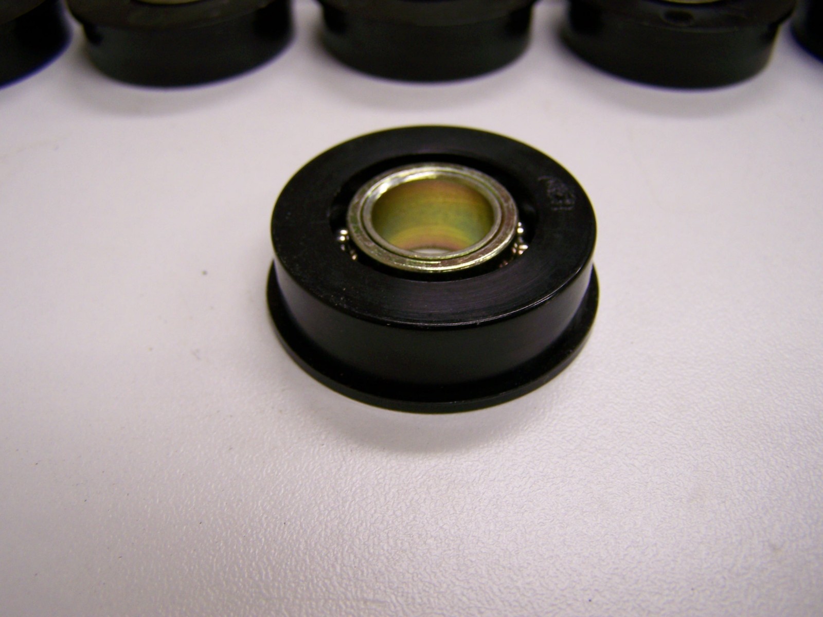 10 Plastic Outer Race with Steel Inner Race Ball Bearings 1/2" X 1-3/8 ...