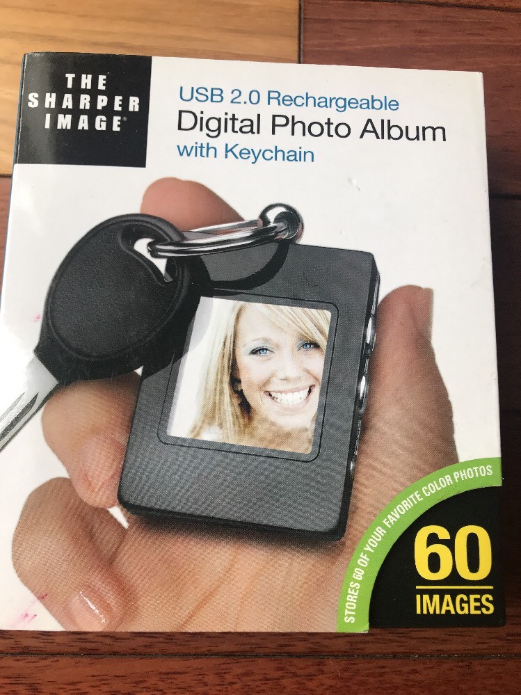 Sharper Image USB 20 1.5" Digital Picture Keychain 694202105658| eBay