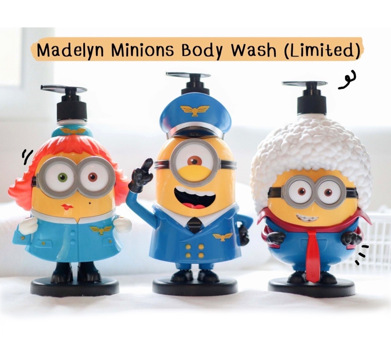 illumination Minion STUART Body Wash MADELYN Limited Edition Fresh ...