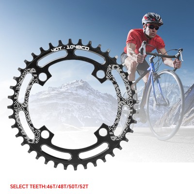 104BCD Narrow Wide 1X Chainring 46-52T Round/Oval CNC for MTB Mountain ...