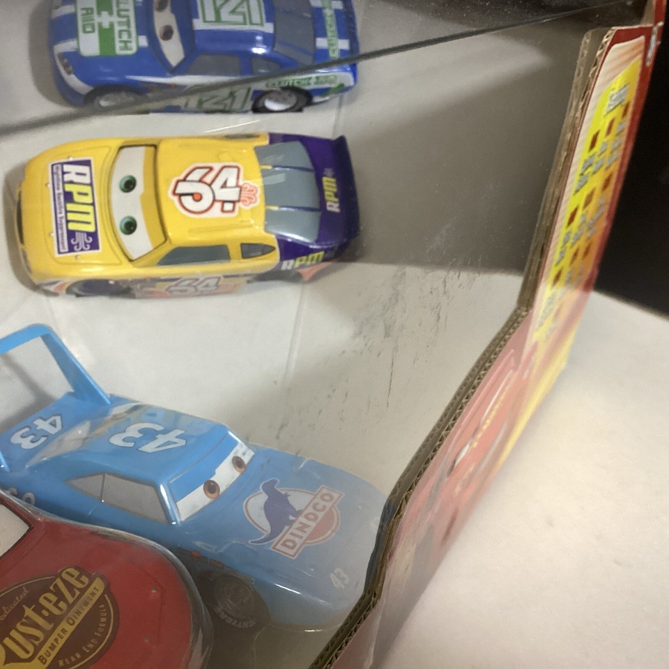 Disney Store Cars Piston Cup 10 Pieces Cars Die cast Set Pixar Rare Box ...
