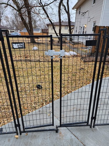 Chain Link Double Gate Latch for 1-5/8" to 2" Gate Frames Farm Driveway ...