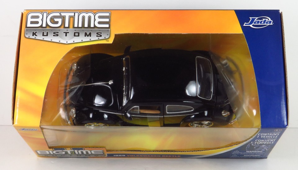 Jada Bigtime Kustoms BTK 1959 Volkswagen Beetle 59 VW Bug Type 1 Black ...