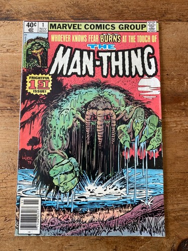 Man-Thing #1 Marvel Comics 1979 Regeneration and Rebirth G | eBay